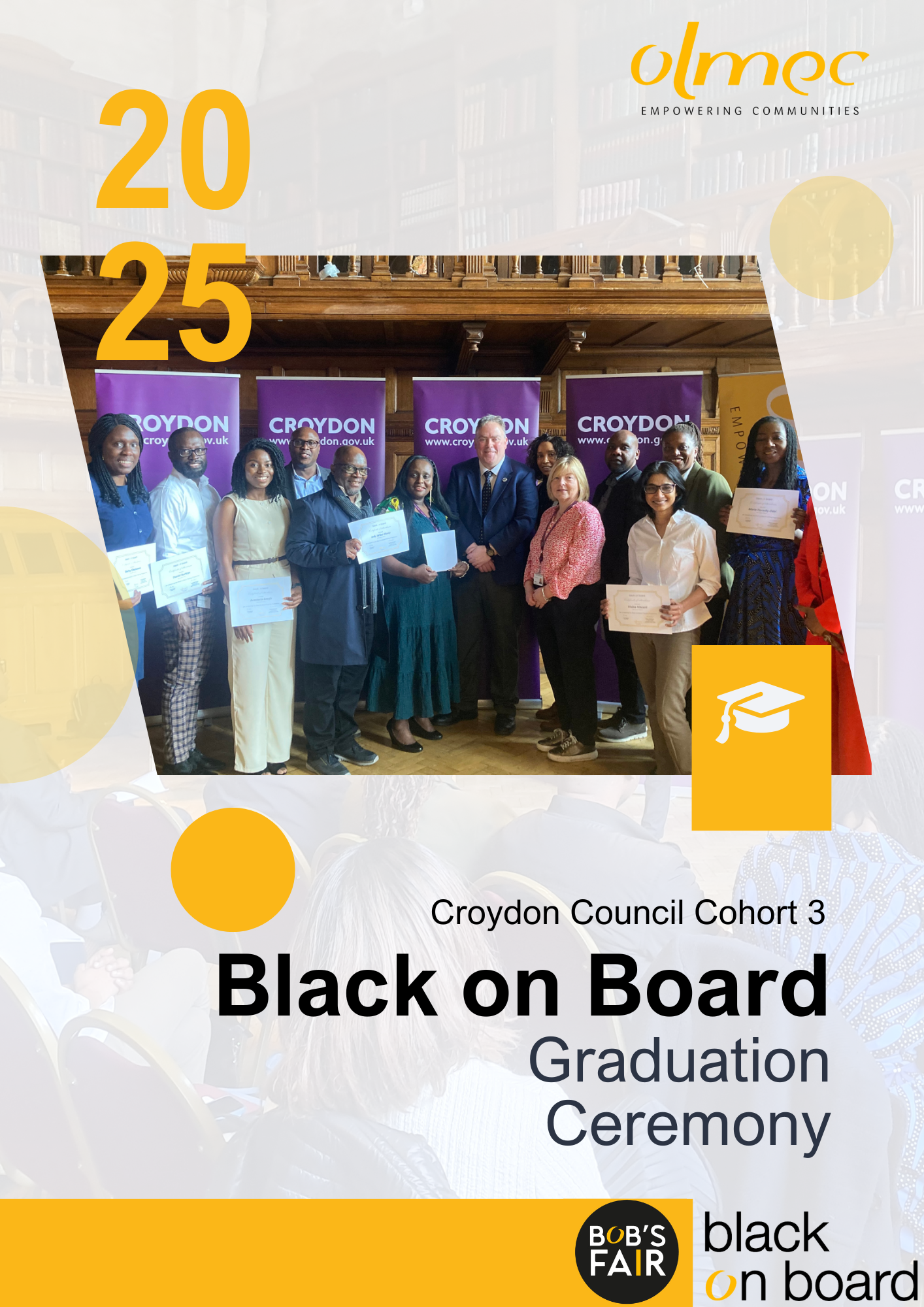 Croydon Graduation and BoB's Fair 21st March 2025 - Olmec